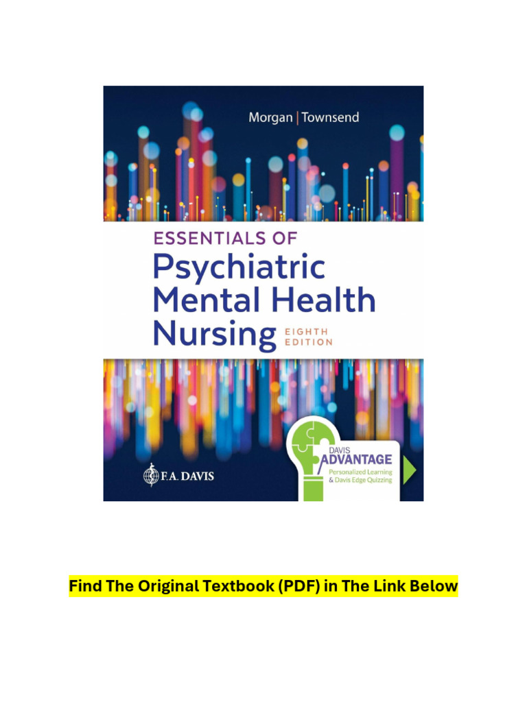 Essentials of Psychiatric Mental Health Nursing Concepts of Care in ...