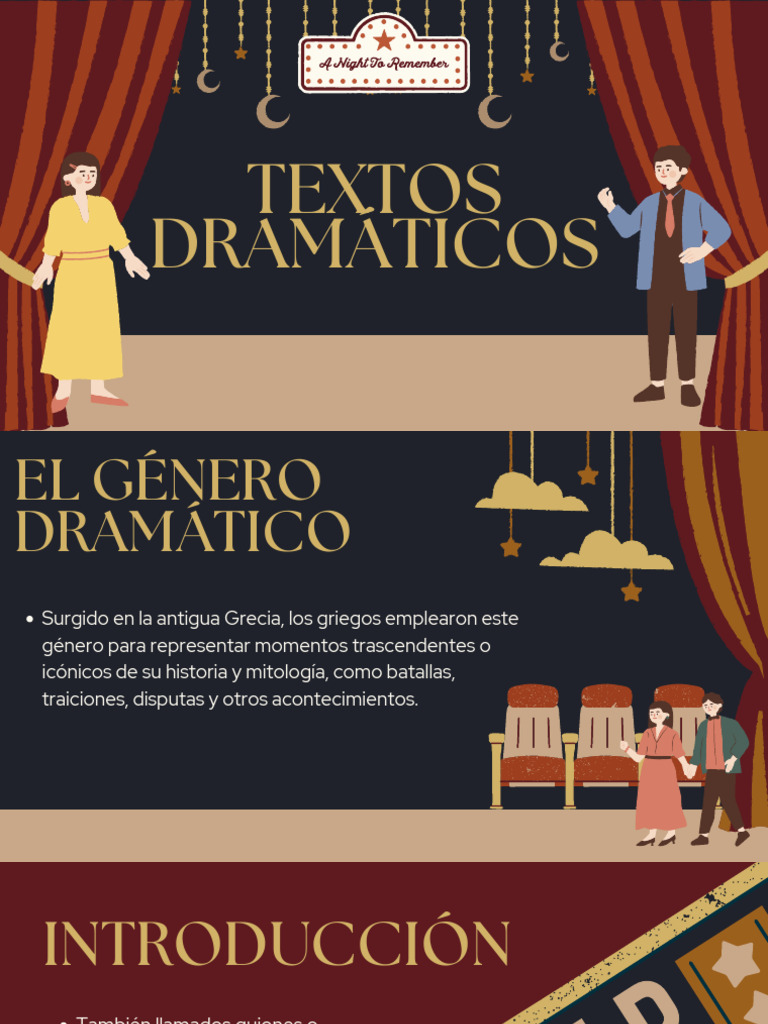 Presentación de Textos Dramáticos | PDF