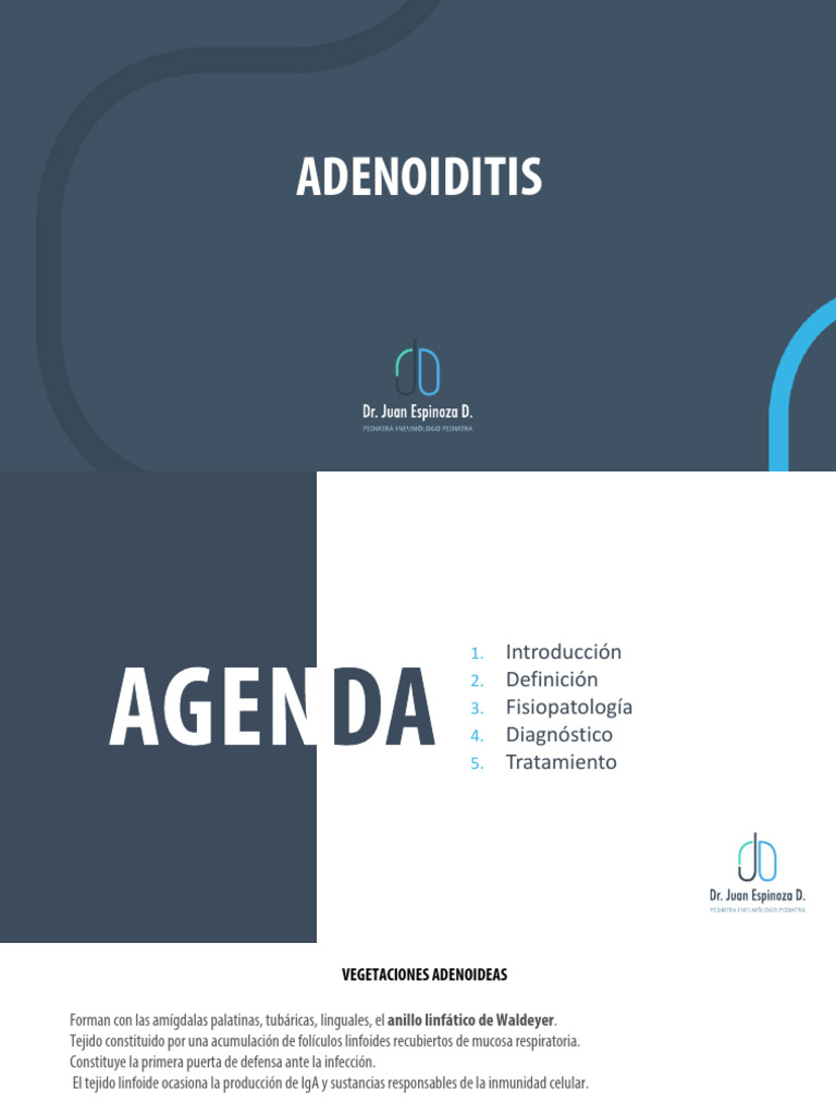 Adenoiditis | PDF | Medicina CLINICA | Enfermedades y trastornos