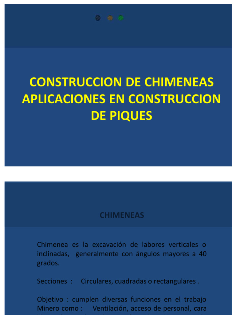 Construccion de Chimeneas Aplicaciones en Construccion de Piques | PDF | Chimenea | Planificación