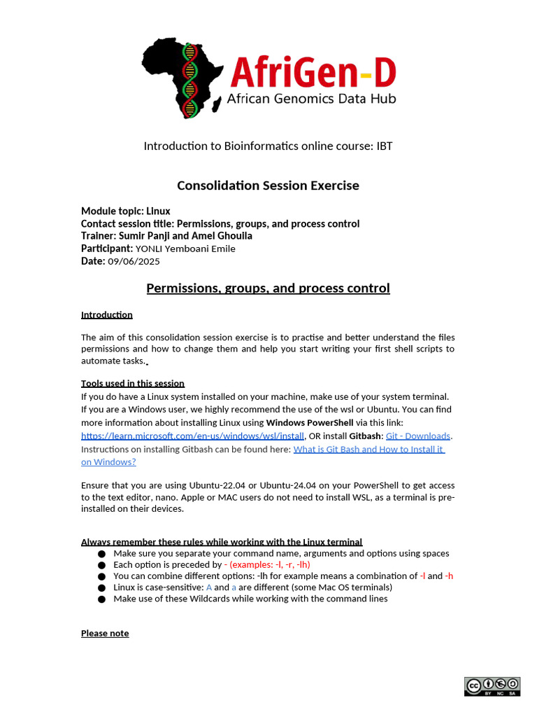 Module2 - Consolidation Session - Practical Assignment | PDF | Filename | Utility Software