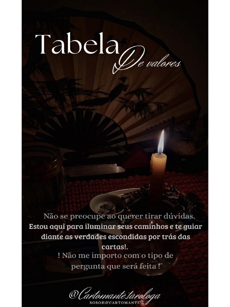 Tabela e Informacoes | PDF