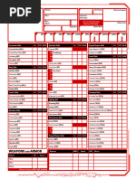 Cyberpunk Red Character Sheet | PDF | Weaponry | Leisure