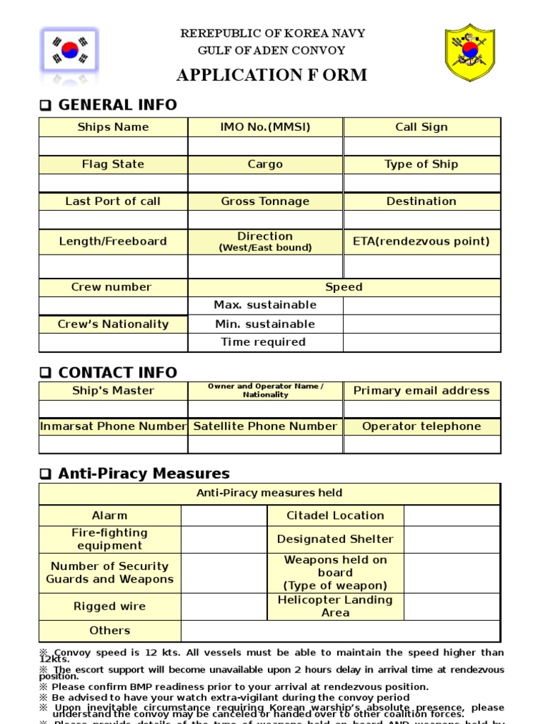 Korean Application Form | PDF