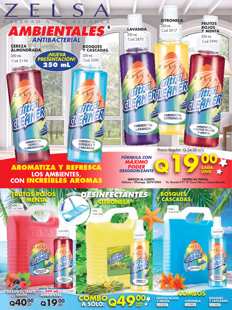 Catálogo de Productos Zelsa 2025 | PDF | Jabón | Agua