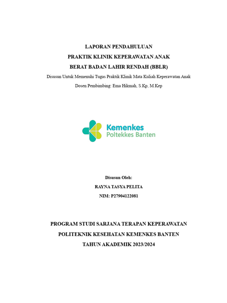 LP BBLR Rayna Tasya Perina Fiks 2 | PDF