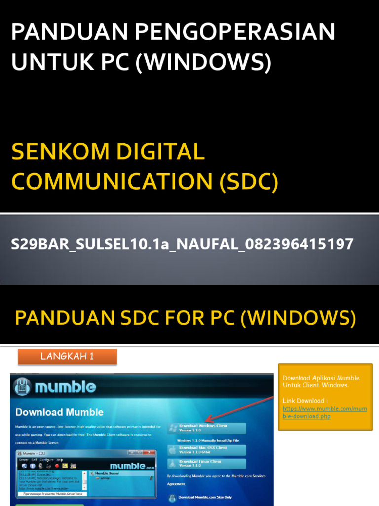 Panduan Instalasi Aplikasi SDC Windows | PDF