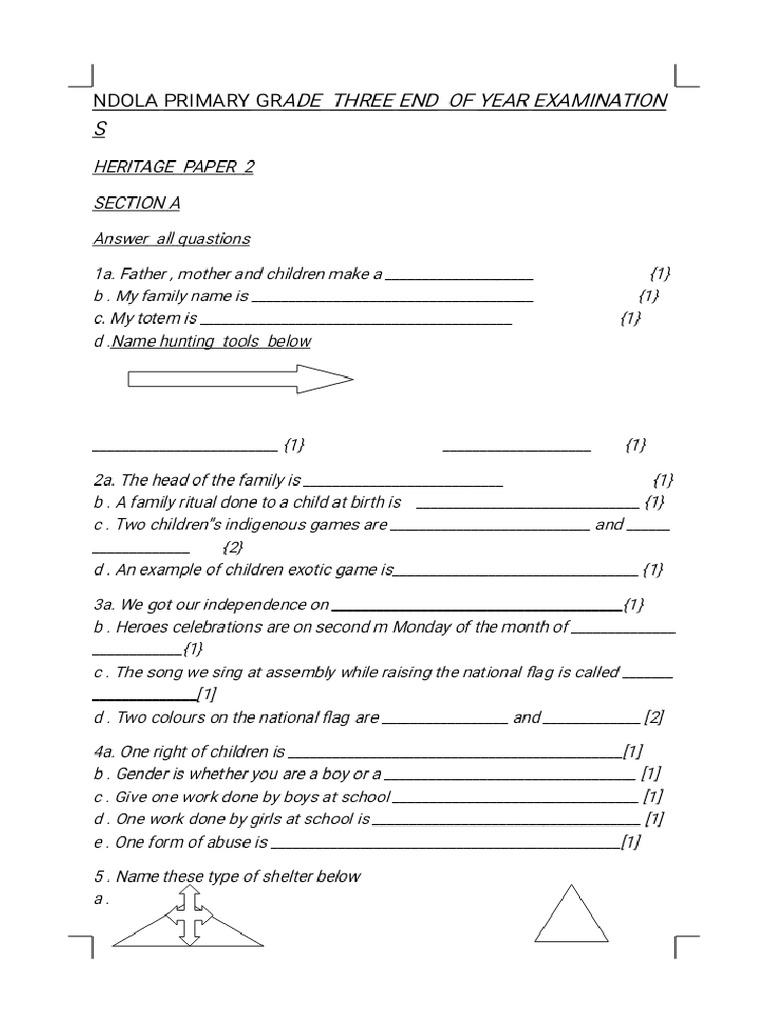 Grade 3 p2 End of Year Test Phoenix | PDF