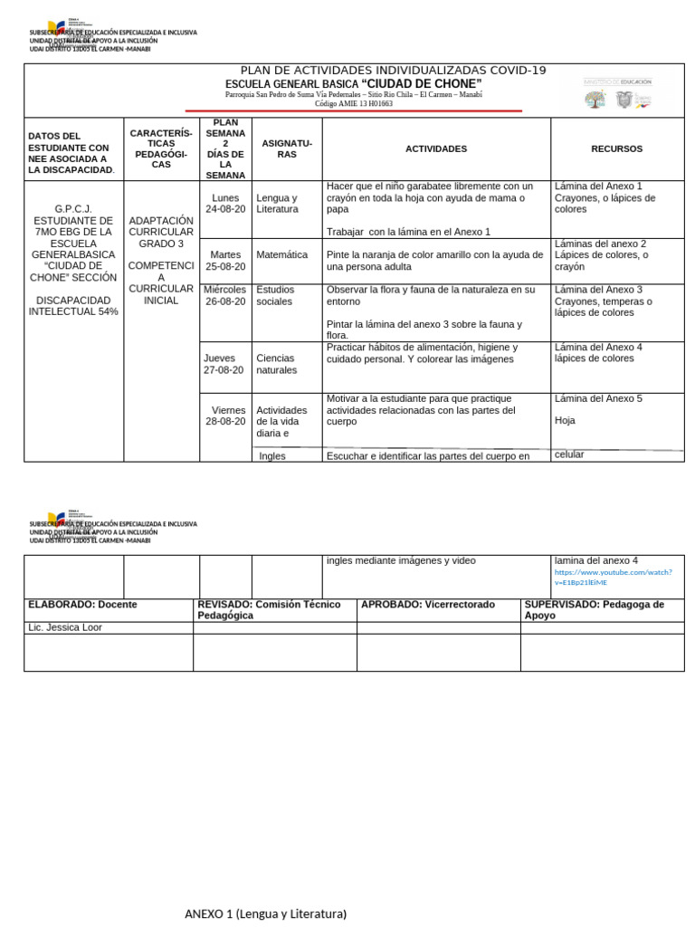 Adaptacion Joel | PDF | Aprendizaje