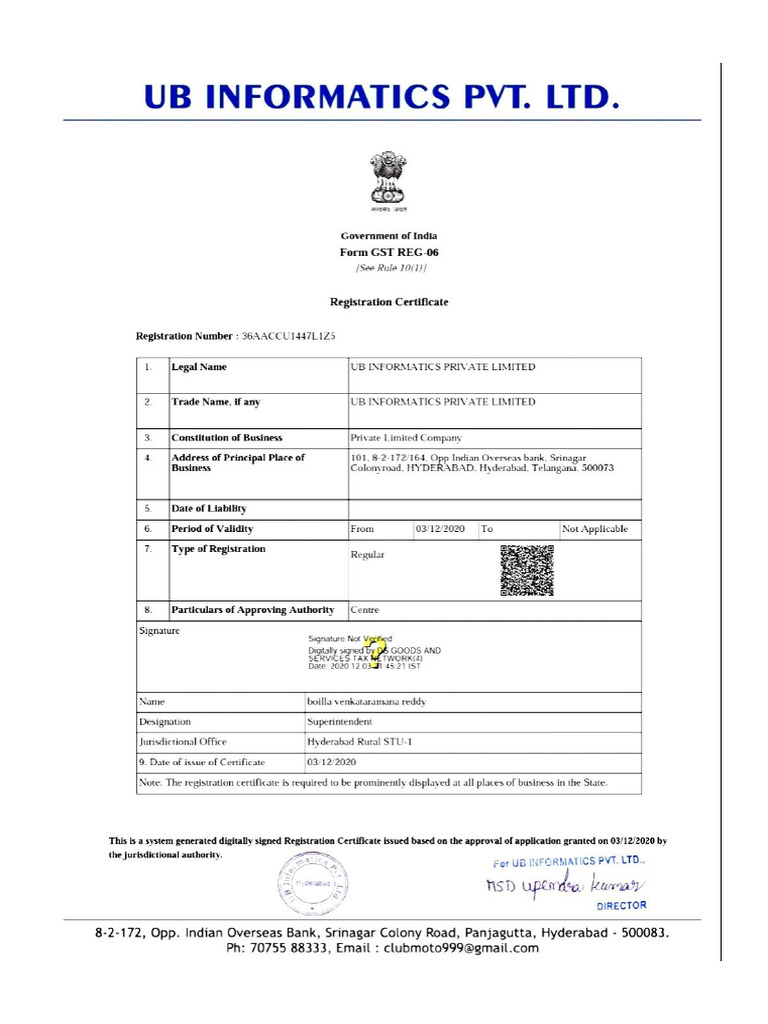 GST Signed | PDF