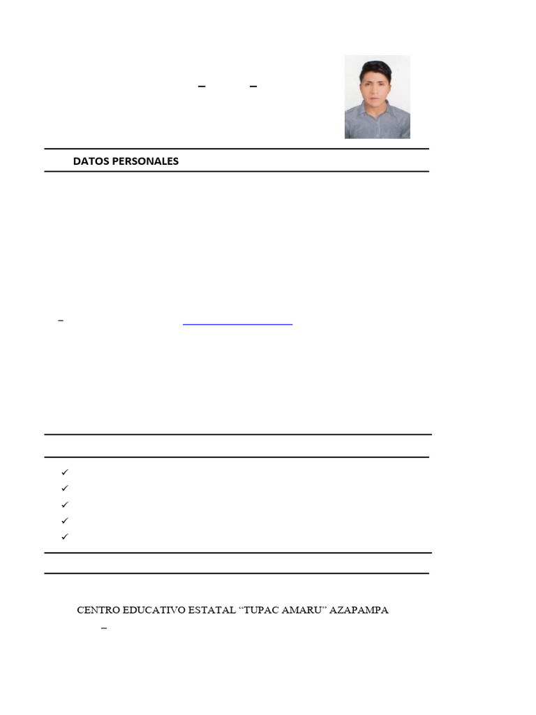 CV 2024 Jhon 2 | PDF