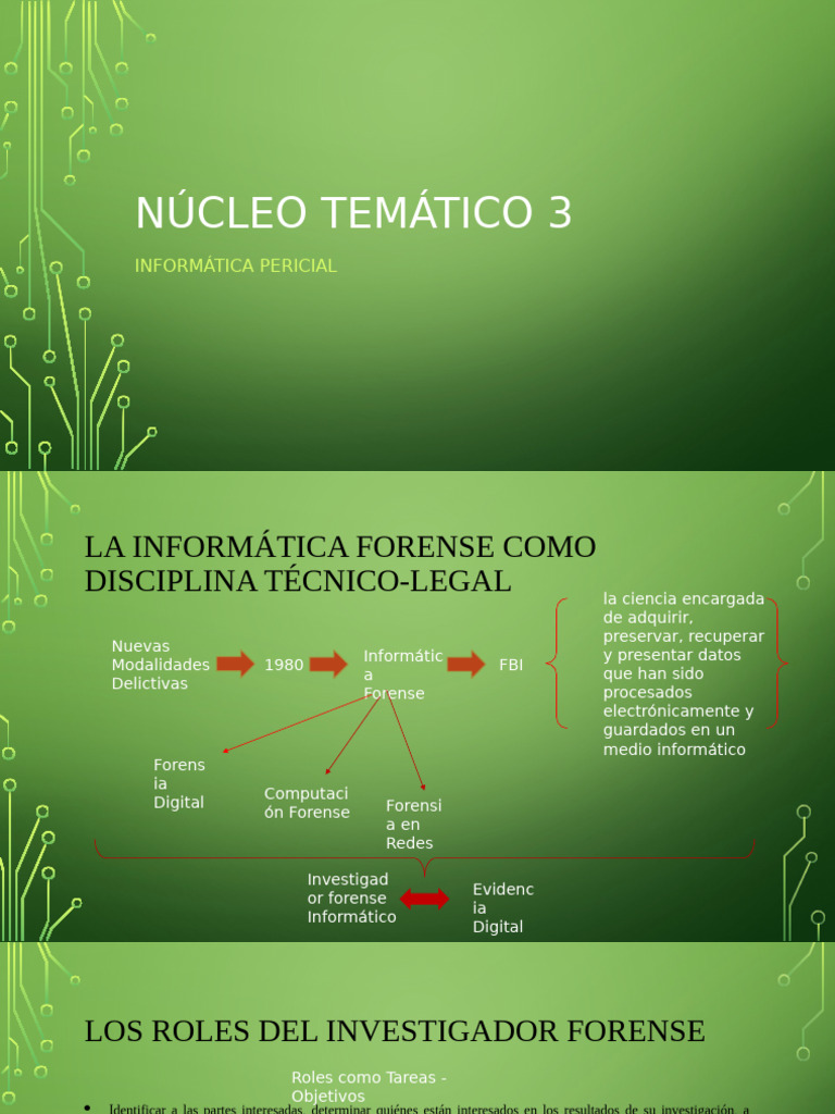 Núcleo Temático 3 - Informatica Forense | PDF | Informática forense | Informática