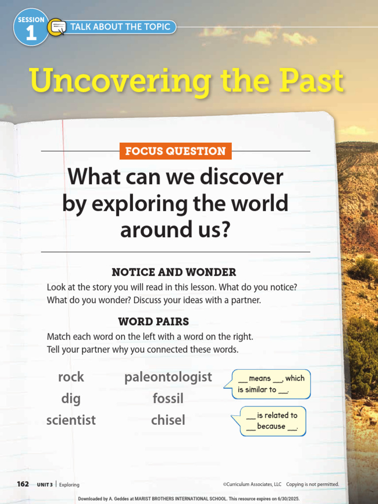 Exploring Fossils: A Young Adventurer's Journey | PDF | Odyssey