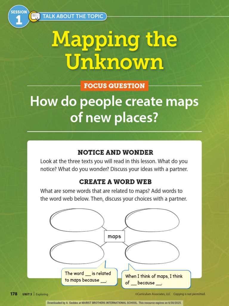 Magnetic Reading Grade 4 Unit 3 Lesson 10 | PDF | Plate Tectonics | Lidar