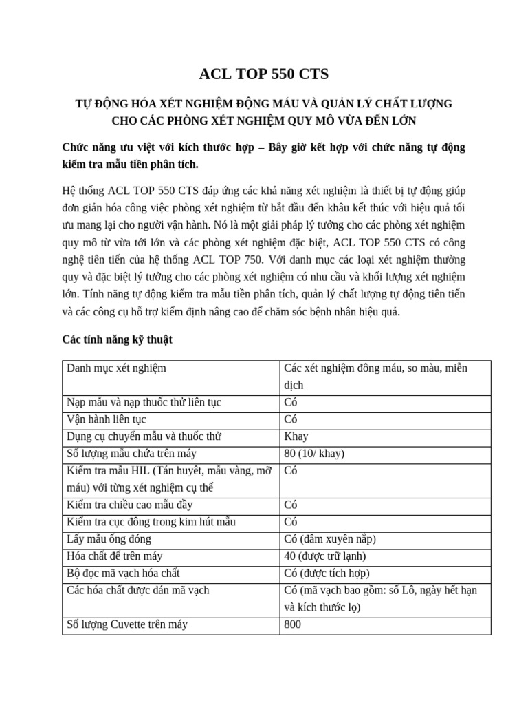 TNKT Acl Top 550 Cts - Dich | PDF