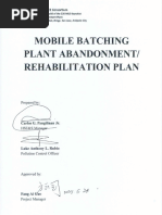 Chapter 7. ABANDONMENT-DECOMMISSIONING PLAN | PDF | Natural Environment