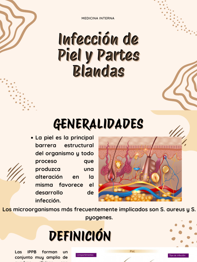 Infeccion de Piel y Partes Blandas | PDF | Enfermedades y trastornos ...