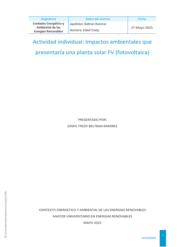Actividad 2 Contexto Energetico Edwil Beltran | PDF | Gases de efecto ...