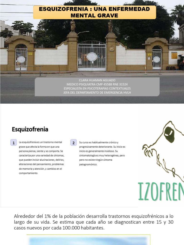 Esquizofrenia: Síntomas y Tratamientos | PDF | Esquizofrenia | Psicosis