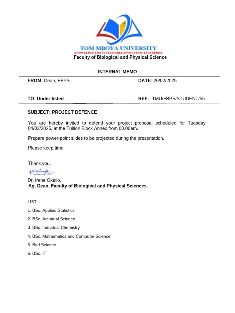 Proposal Defense Students March 2025 | PDF