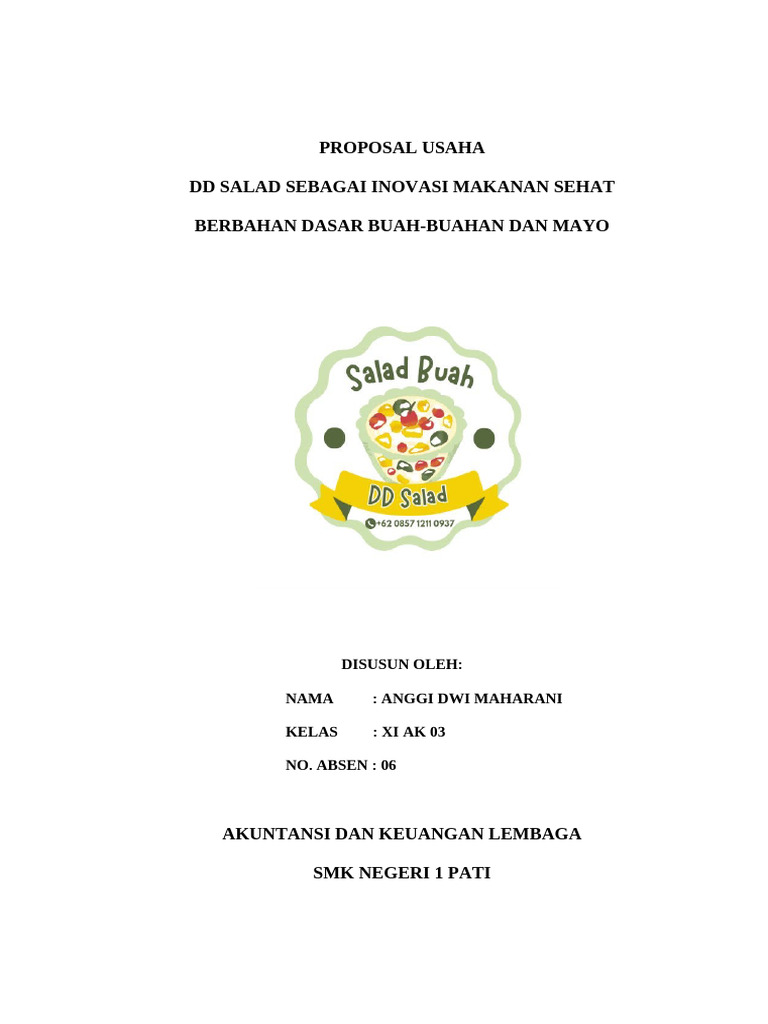06 Anggi Dwi Maharani Proposal | PDF