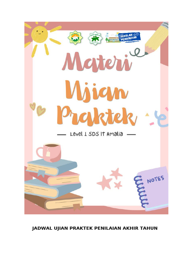 Ujian Praktek Kelas 1 Penilaian Akhir Tahun | PDF