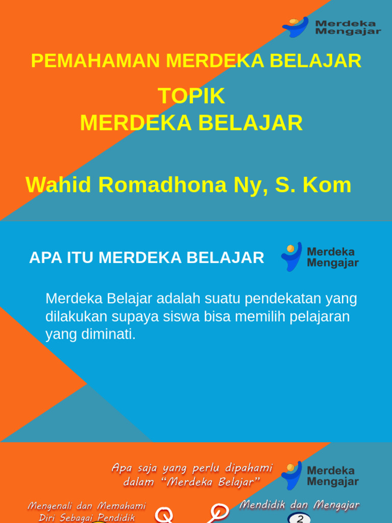 Wahid Merdeka Mengajar 1 | PDF