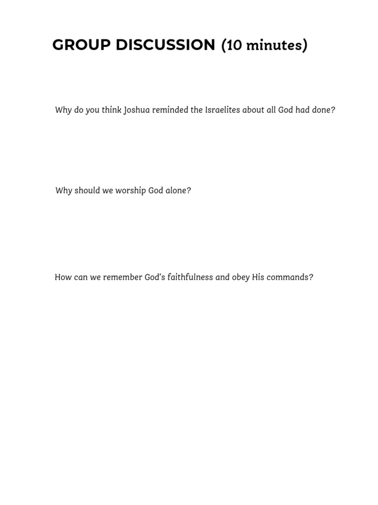 Group Discussion | PDF