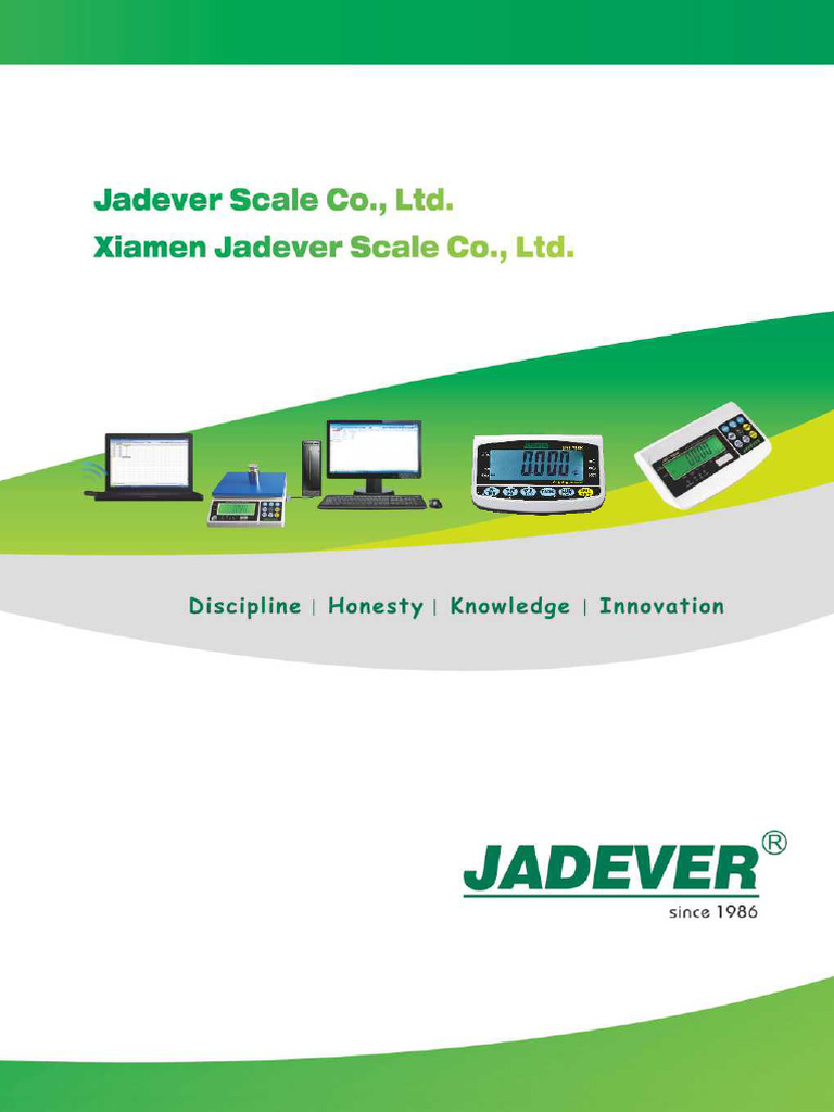 Jadever Scale Catalogue | PDF