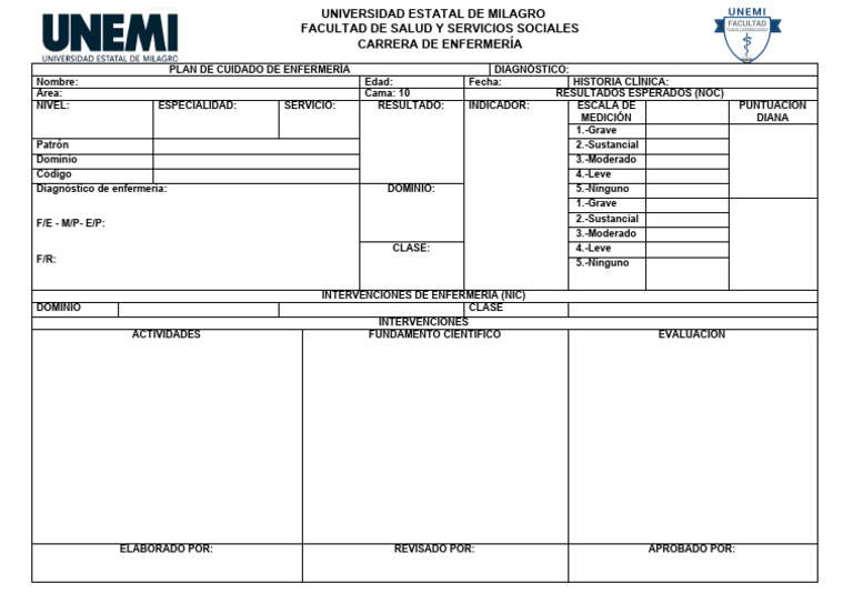 Formato de Pae.1 | PDF