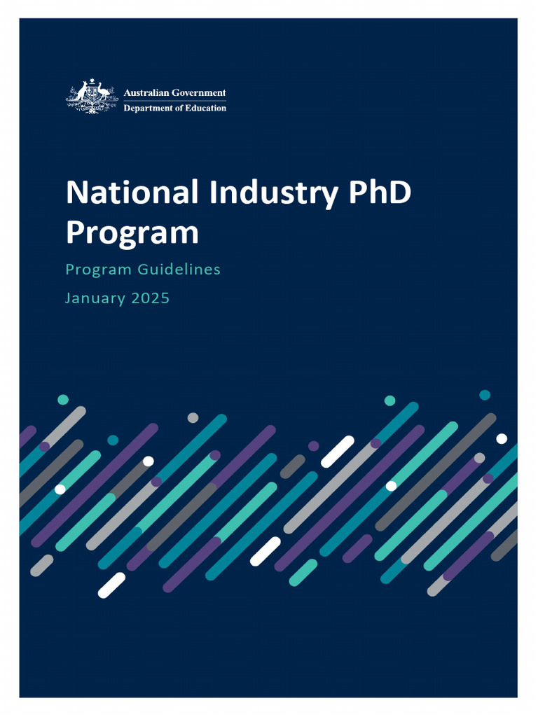 National Industry PhD Program Guidelines | PDF | Cost Of Living ...