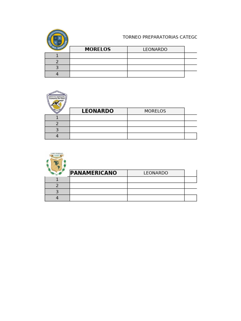 Torneo Prepas | PDF