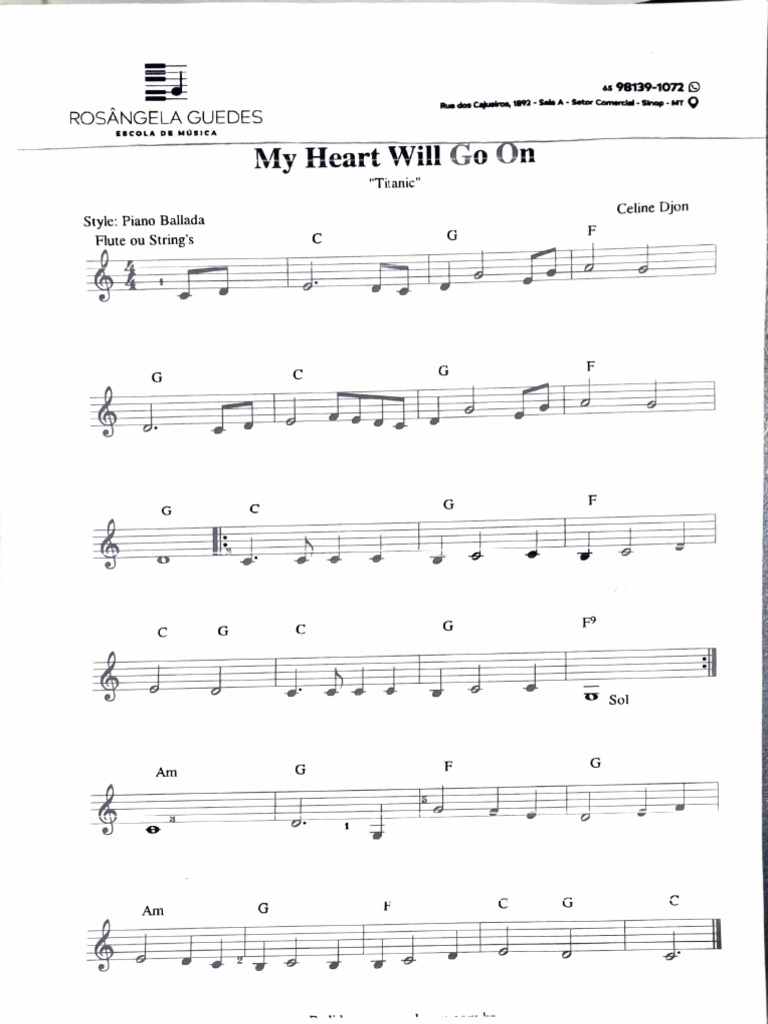 My Heart Will Go On | PDF