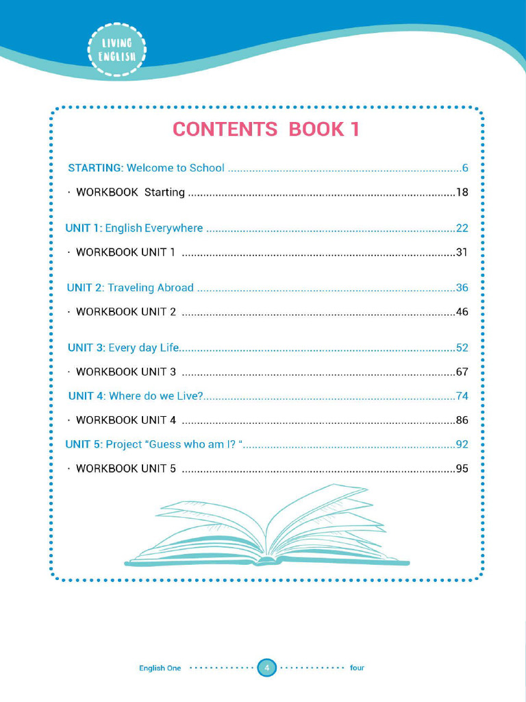 English 1 Indice | PDF