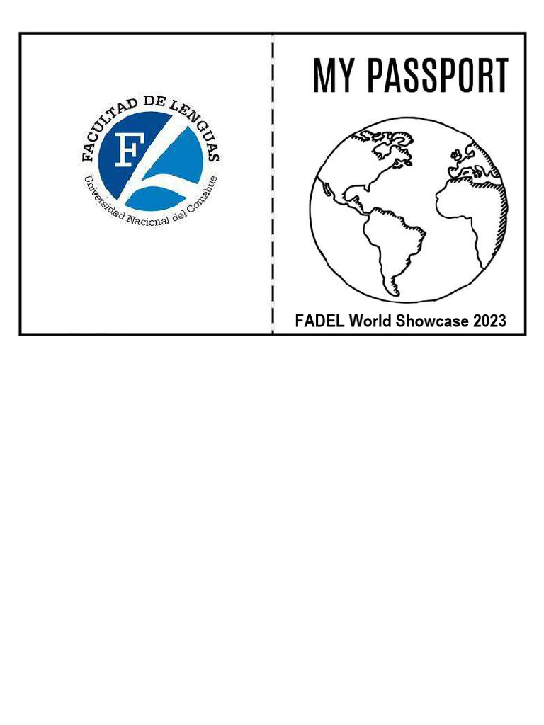 Mini Passport Book Template | PDF