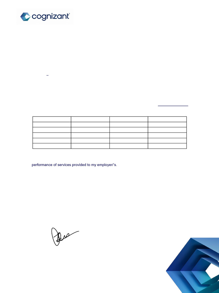 Non Solicit Self Declaration Form | PDF