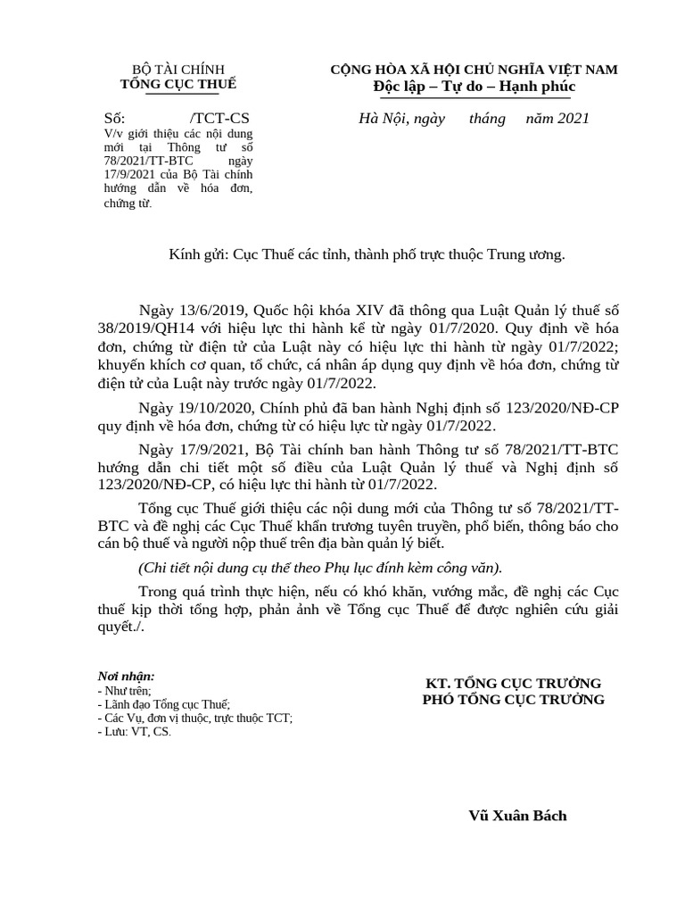 CV Diem Moi Thong Tu 79 | PDF