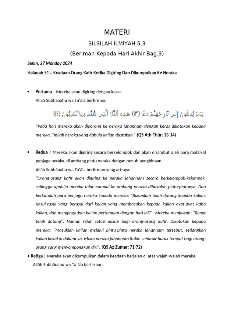 Materi Hsi Silsilah 5.3 | PDF