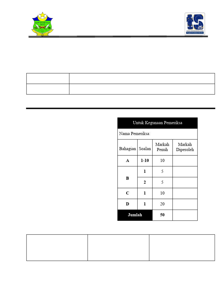 Bm Upsa Tahun 5 2025 | PDF