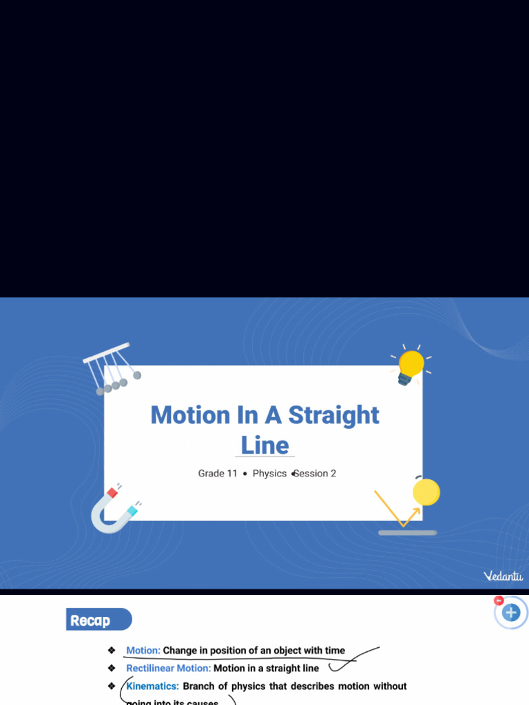 Motion in A StraightLine - 2 | PDF