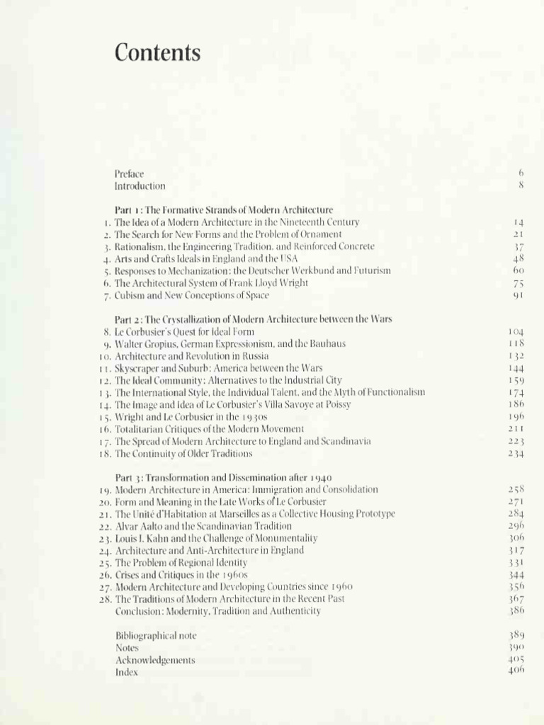 2 INDICE Modern Architecture Since 1900 | PDF | Style | Environmental ...