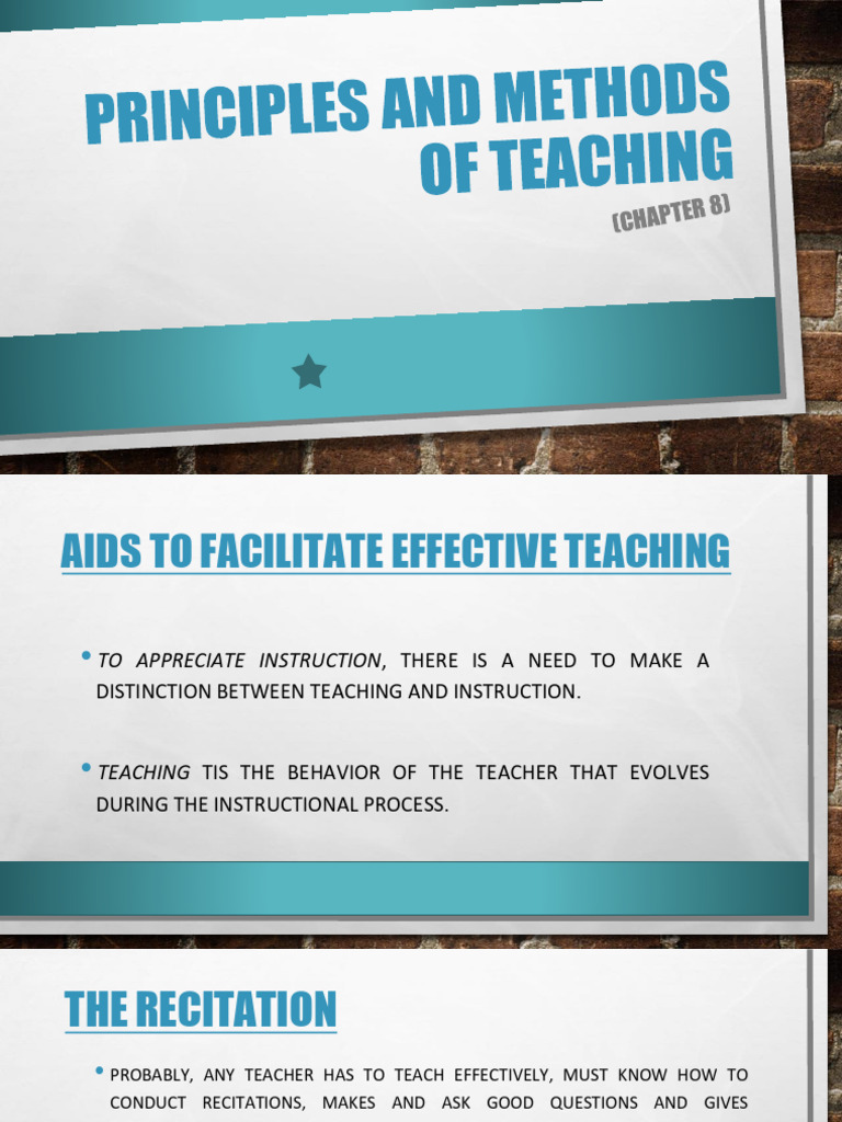 Effective Teaching Aids and Techniques | PDF | Learning | Teachers