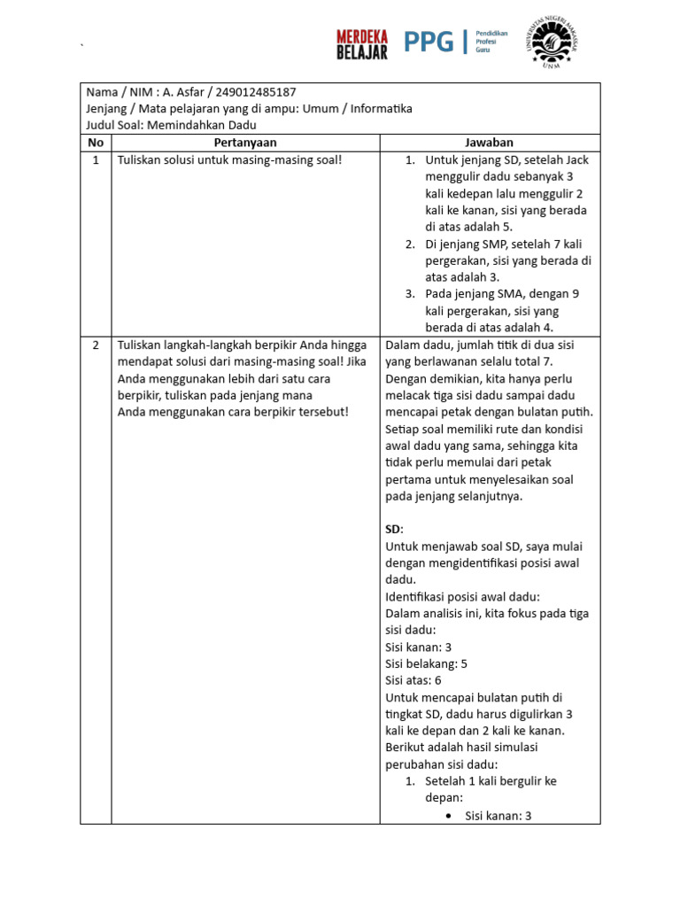 T2-3a. Eksplorasi Konsep - Lembar Kerja Mahasiswa | PDF
