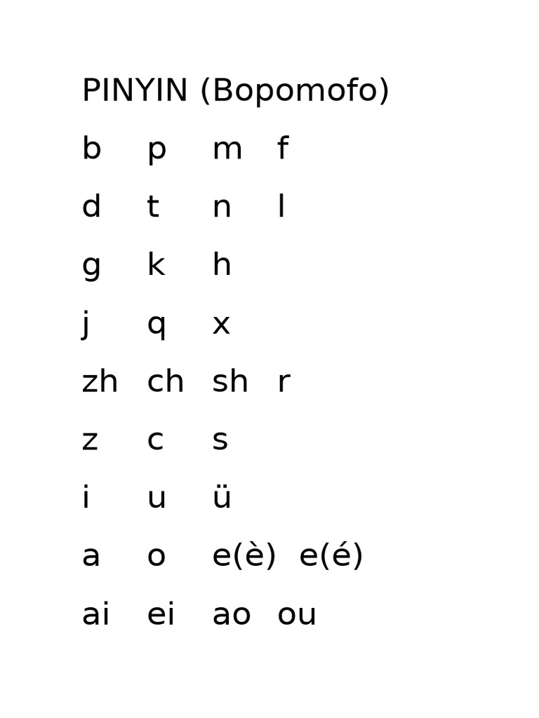 PINYIN | PDF