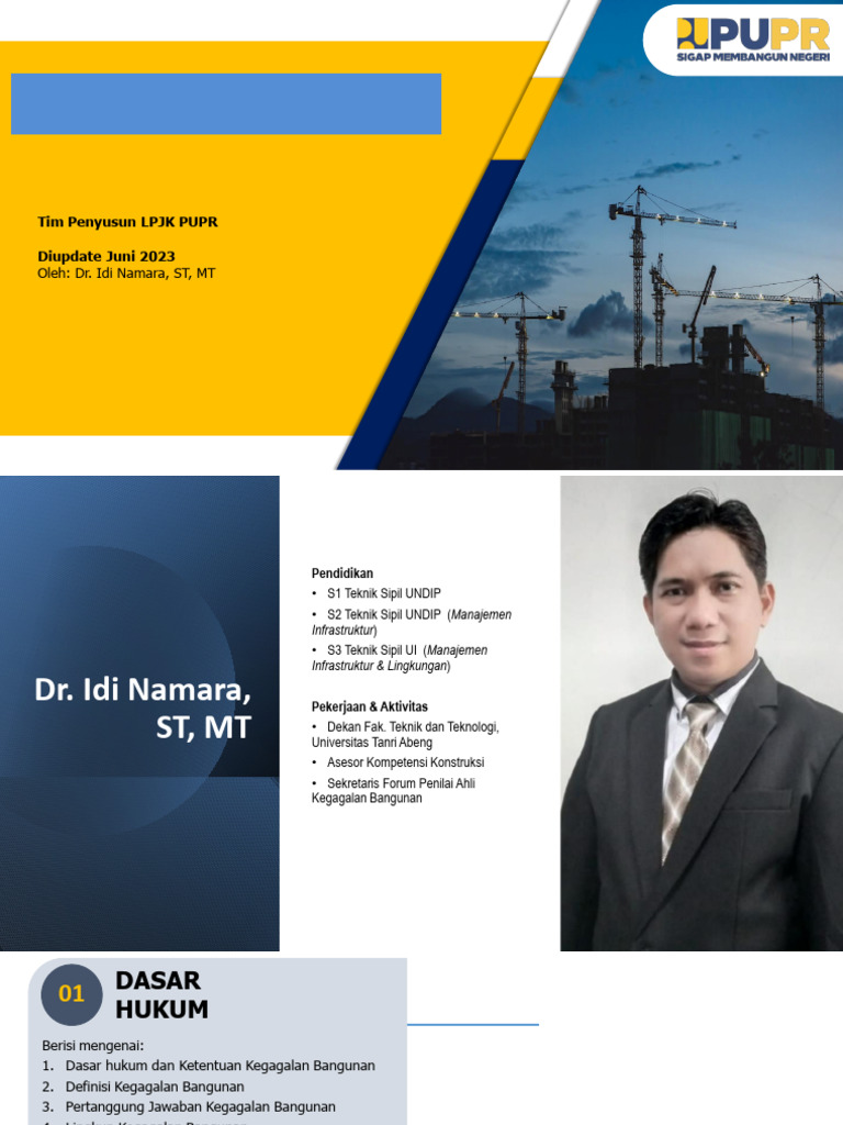 Kriteria Dan Tolak Ukur Kegagalan Bangunan | PDF