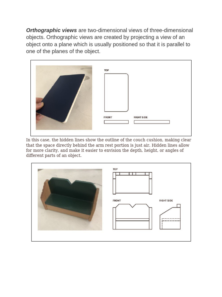 Orthographic Views | PDF | Perspective (Graphical) | Horizon