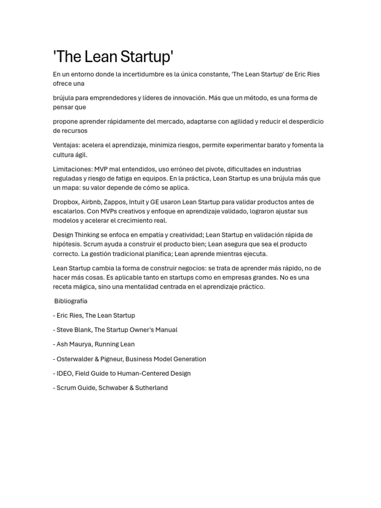 The Lean Startup | PDF