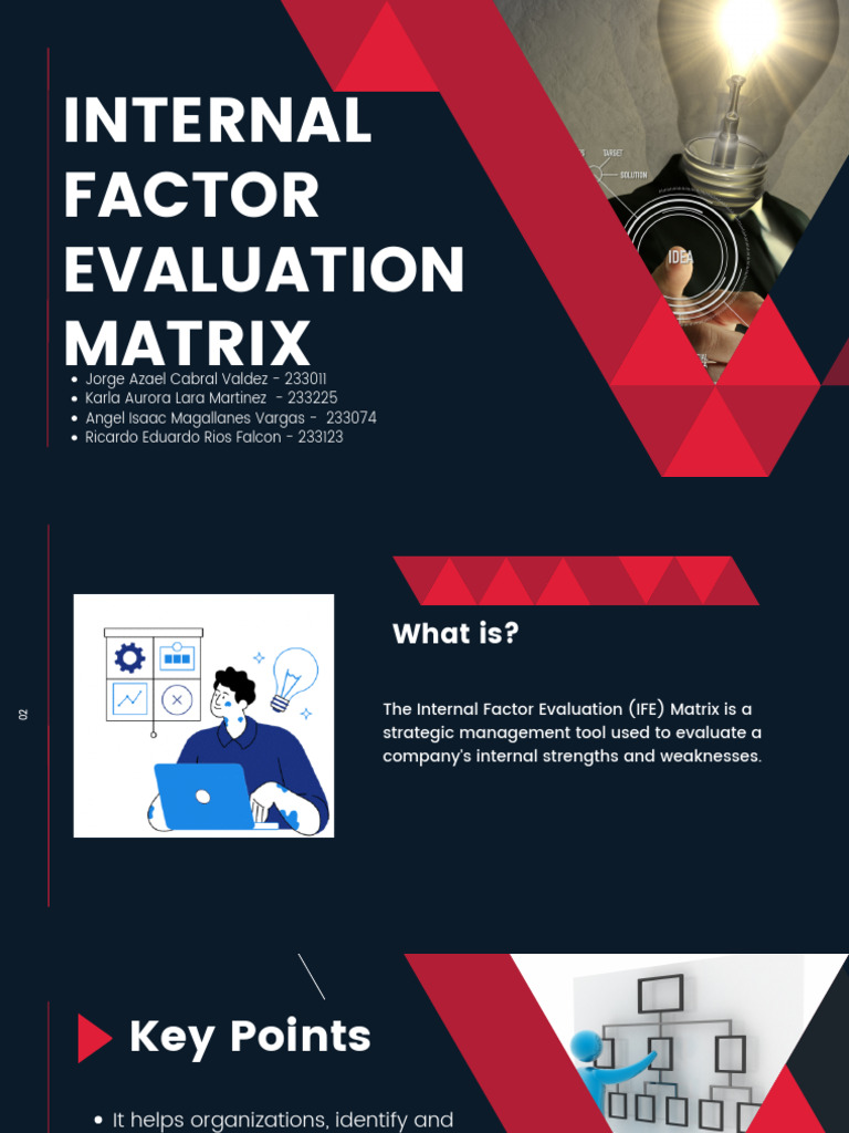 Internal Factor Evaluation Matrix Guide | PDF | Strategic Management ...