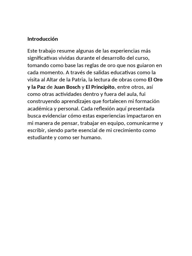 Trabajo Final de Letras 2 | PDF | Aprendizaje
