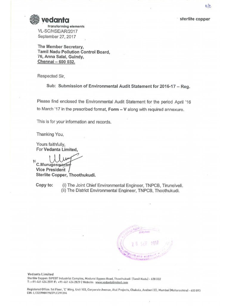 Environmental Audit 31-01-2019 | PDF